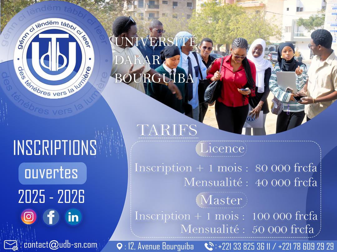 Université Dakar-Bourguiba - Excellence Académique